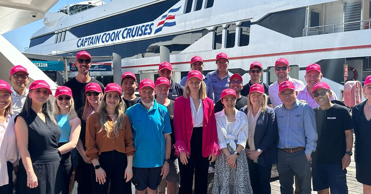 Captain Cook Cruises Turns Sydney Harbour Pink for McGrath Foundation ...