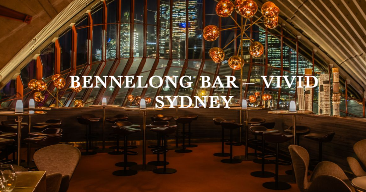 Aurorae - VIVID at Bennelong Bar | Best Restaurants Australia